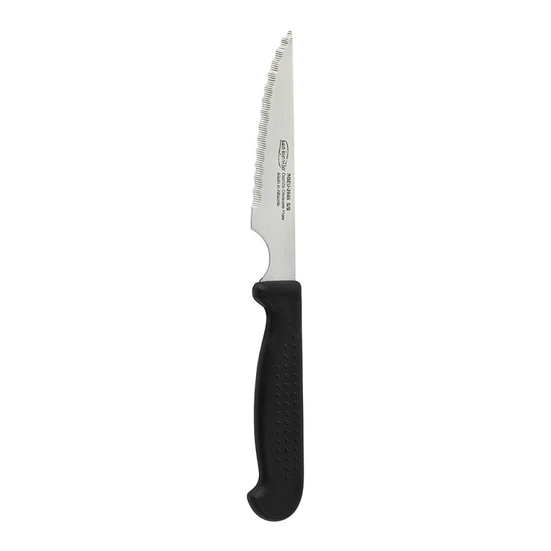 Cuchillo yeste chuletero de 11 cm y mango de puntos